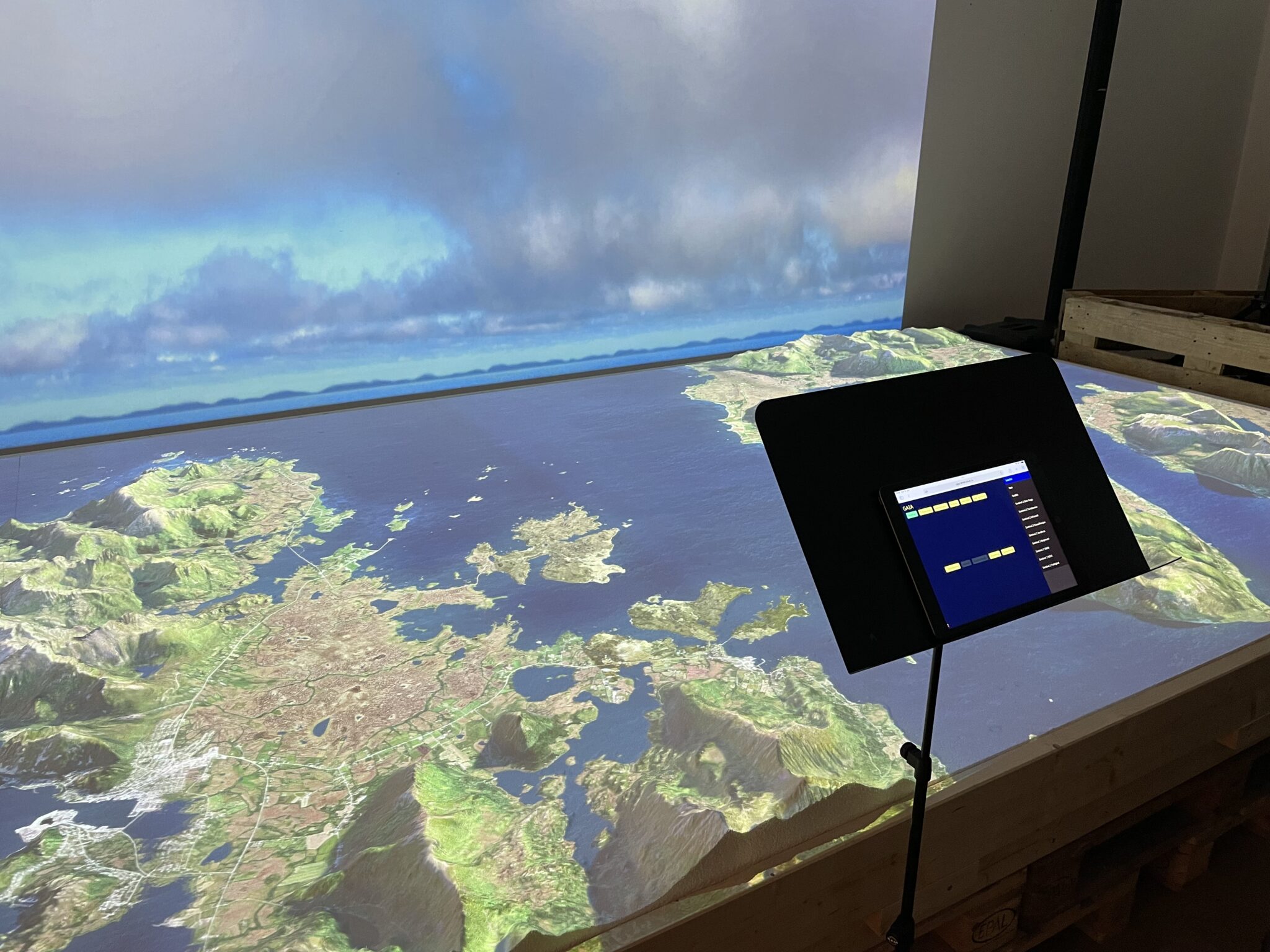 Presentation of the projection mapping Gaia System v1.0 at Sortland Museum – Costas Boletsis, PhD